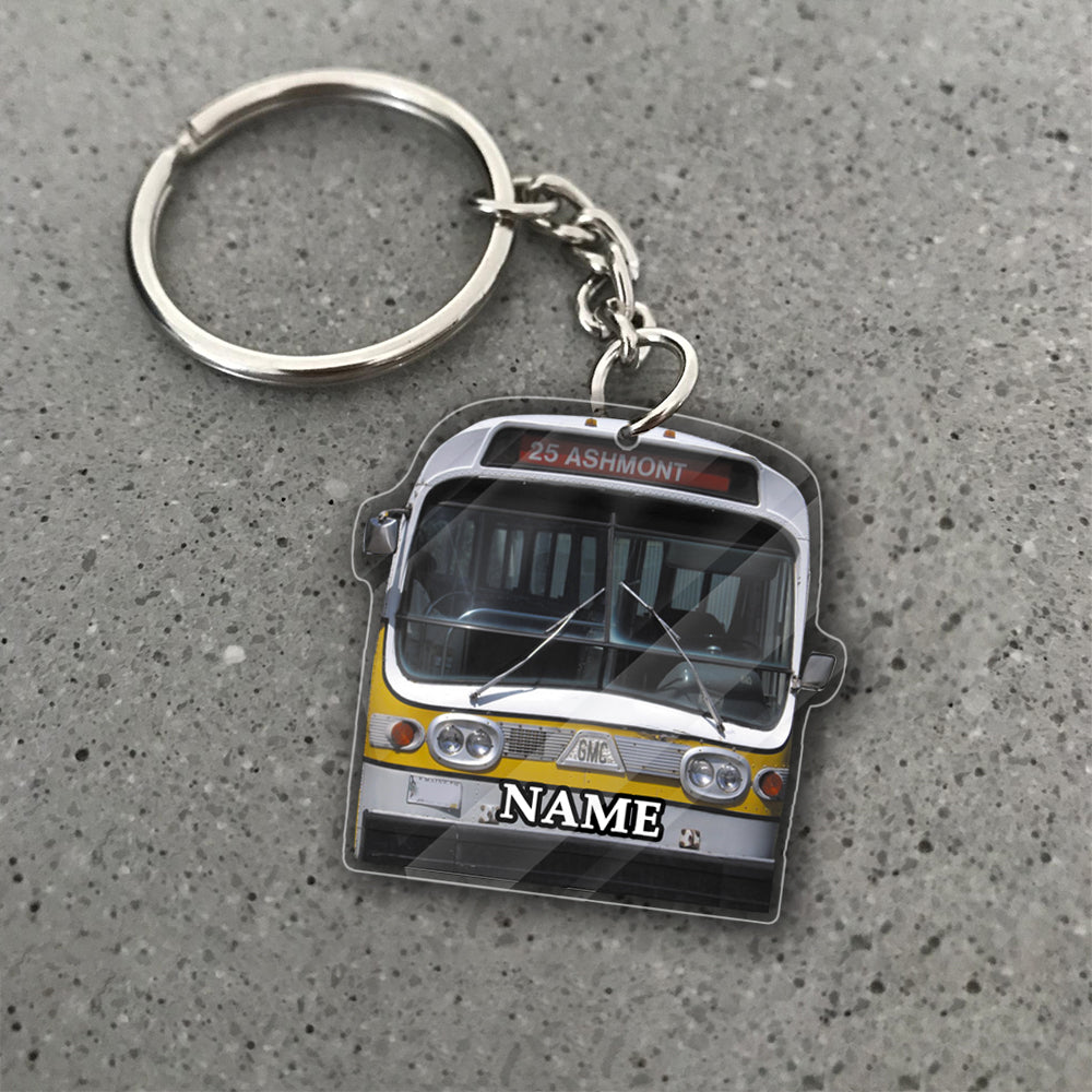 Transparent Acrylic Keychain - MBTA Classic ( Personalizable ) – The ...